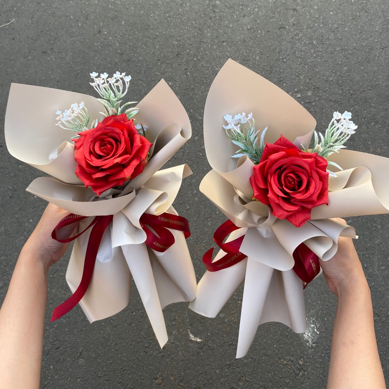 Jual Echiiglo - READY STOCK Eloise single bouquet / buket bunga mawar ...