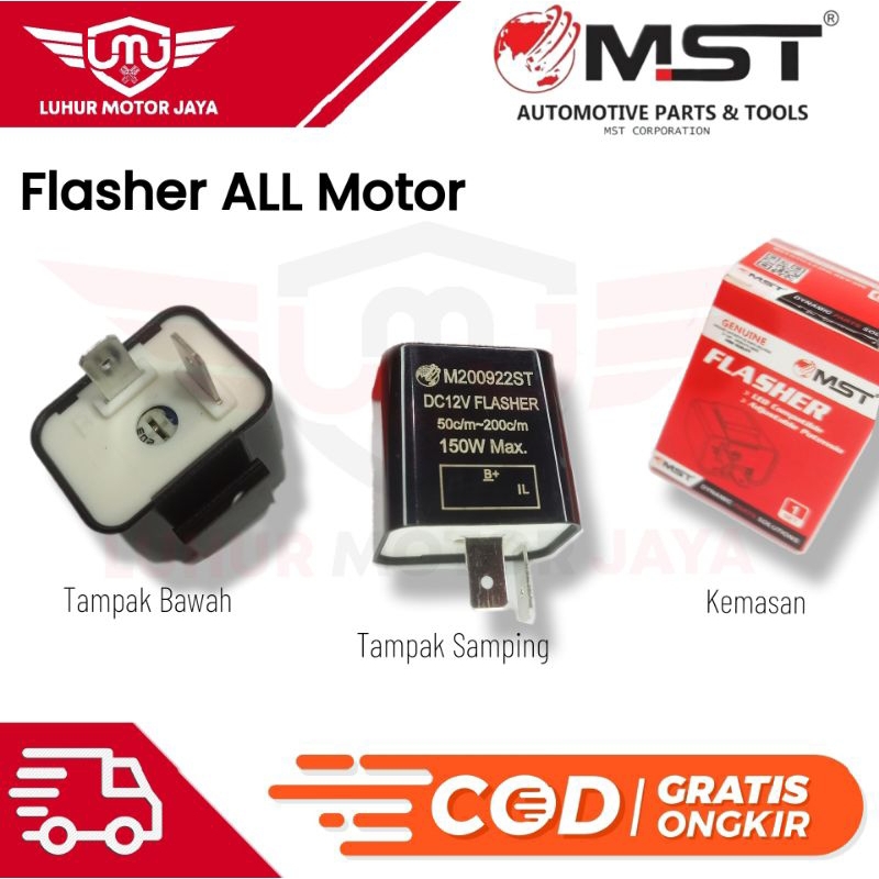 Jual Flasher Motor Universal Flasher MST Otopart Beat Vario Mio Supra ...