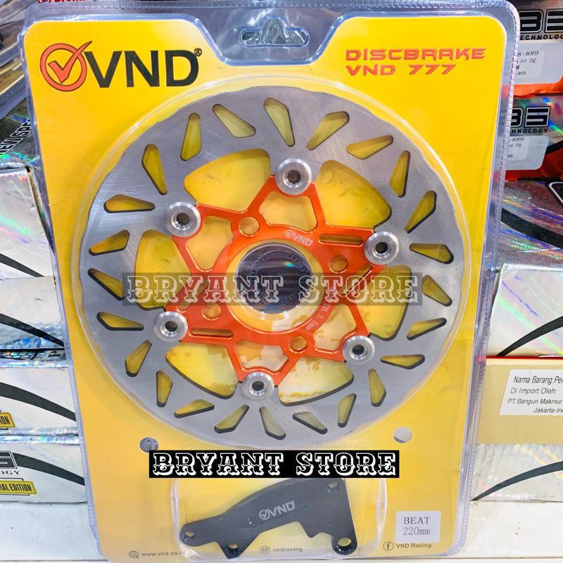 Jual PIRINGAN CAKRAM DEPAN VND ORIGINAL 220MM 777 FLOATING ORIGINAL ...