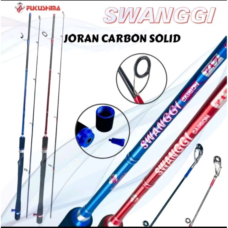 Jual joran fukushima swanggi carbon solid | Shopee Indonesia