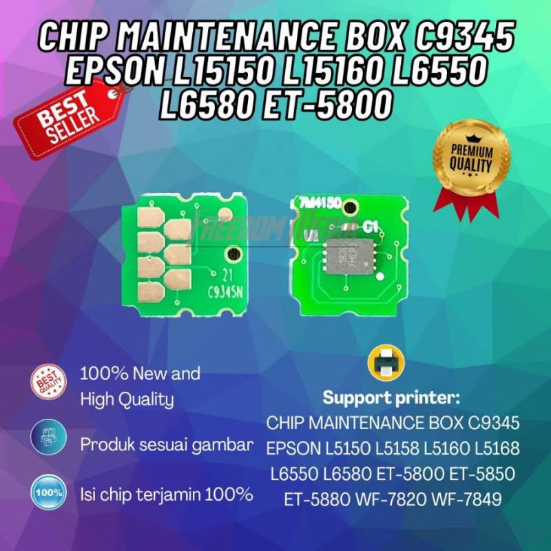 Jual CHIP MAINTENANCE BOX C9345 EPSON L16160 L15150 L8050 | Shopee ...