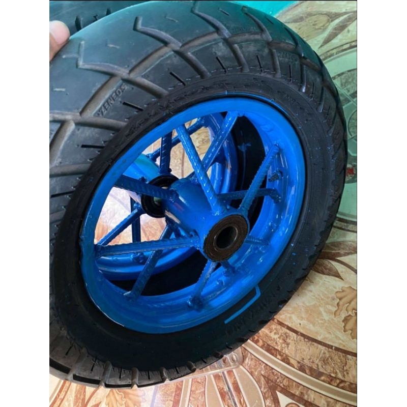 Jual Roda Gerobak Ring 10 Satu pasang kanan Kiri sudah + bearing ...