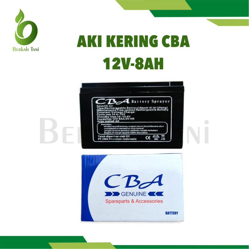 Jual Aki kering Tangki Elektrik CBA 12V 8AH Original Accu Baterai Electric Battery Knapsack ...