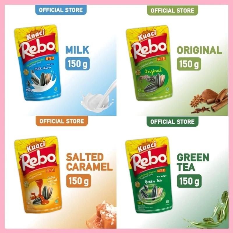Jual Kuaci Rebo 150gram / kuacirebo 150 / Kuaci bunga matahari 150gr ...
