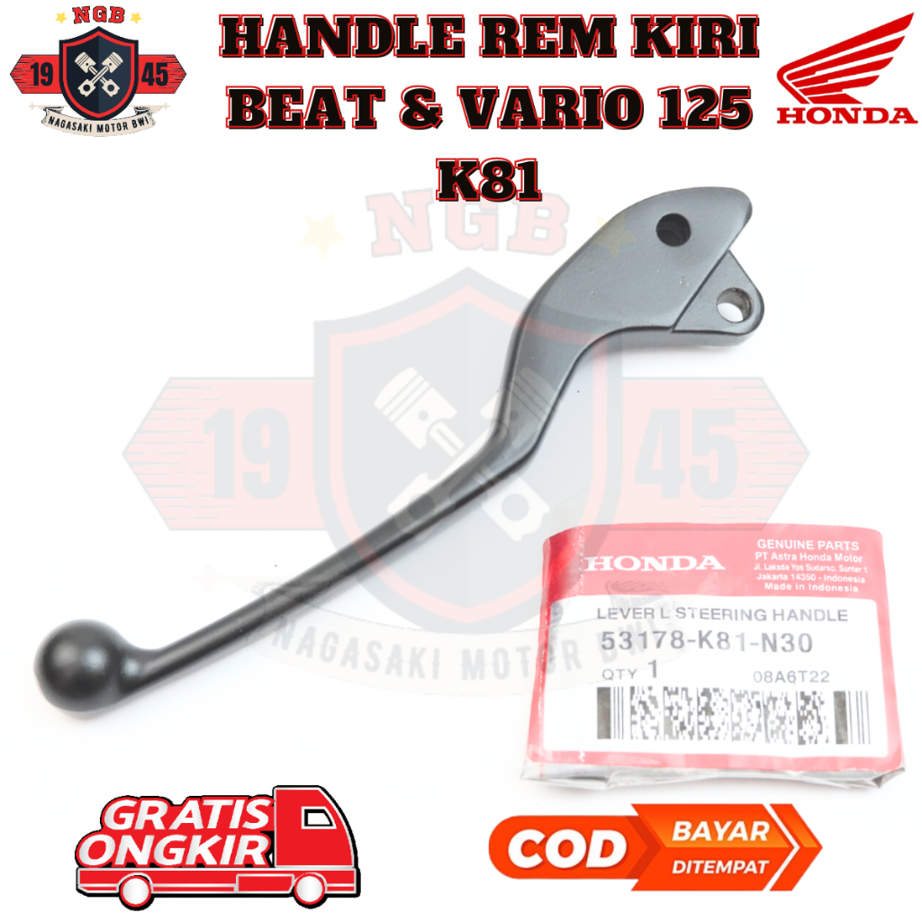 Jual rem motor beat - handle rem scoopy - Handle Rem Kiri K81 Honda ...