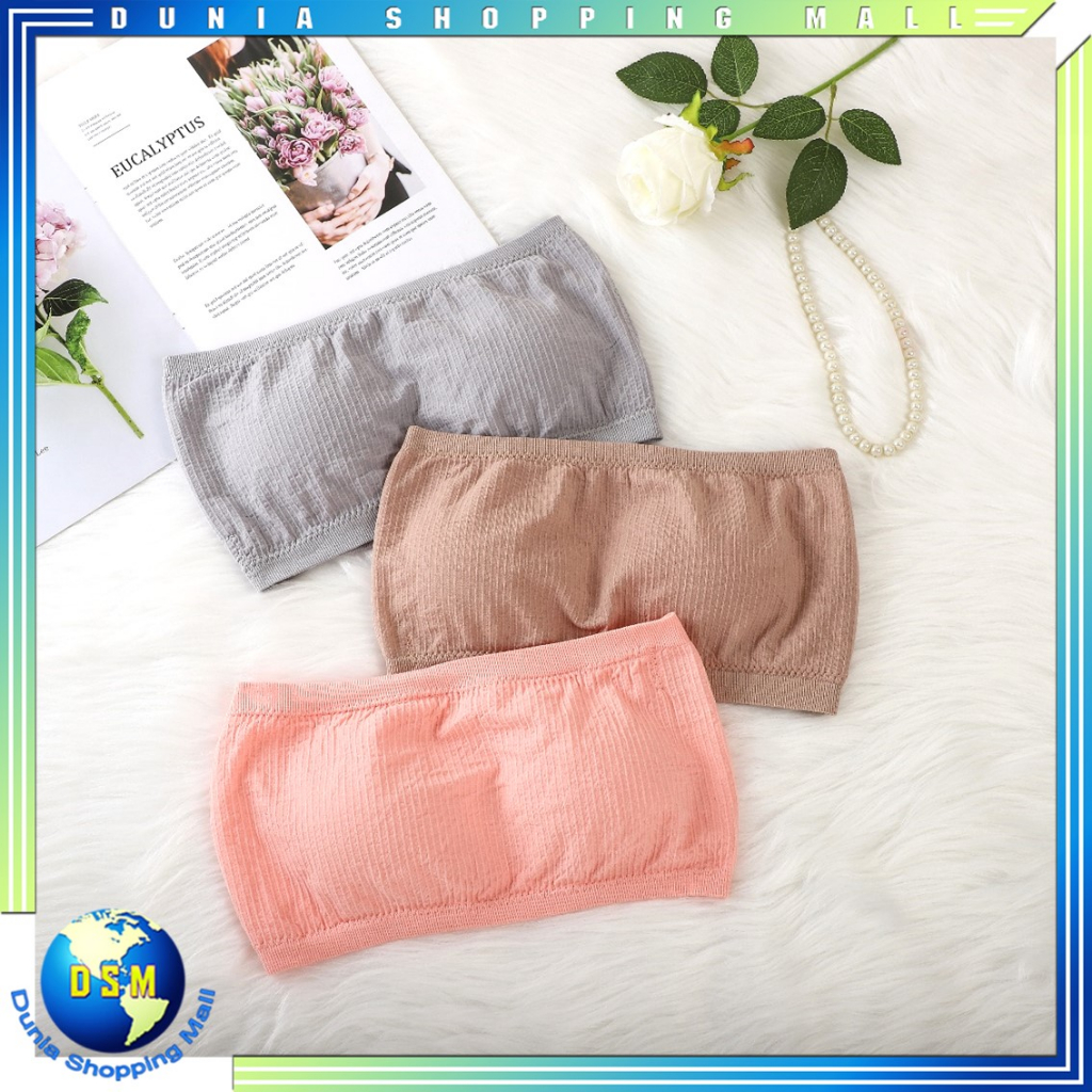 Jual DSM Bra Kemben Bralatte Wanita 6897 Kemben Wanita Tanpa Tali Anti Slip Pakaian Dalam Sexy ...