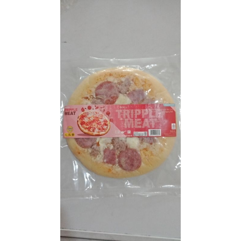 Jual D Cheese Pizza/Pizza Tripple Meat 230g | Shopee Indonesia