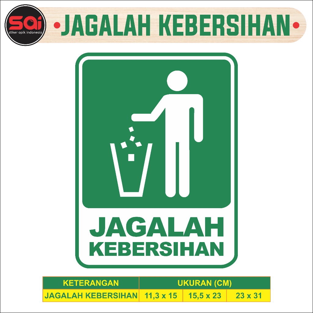 Jual stiker vinyl anti air JENIS SAMPAH INFEKSIUS - MEDIS - ORGANIK ...