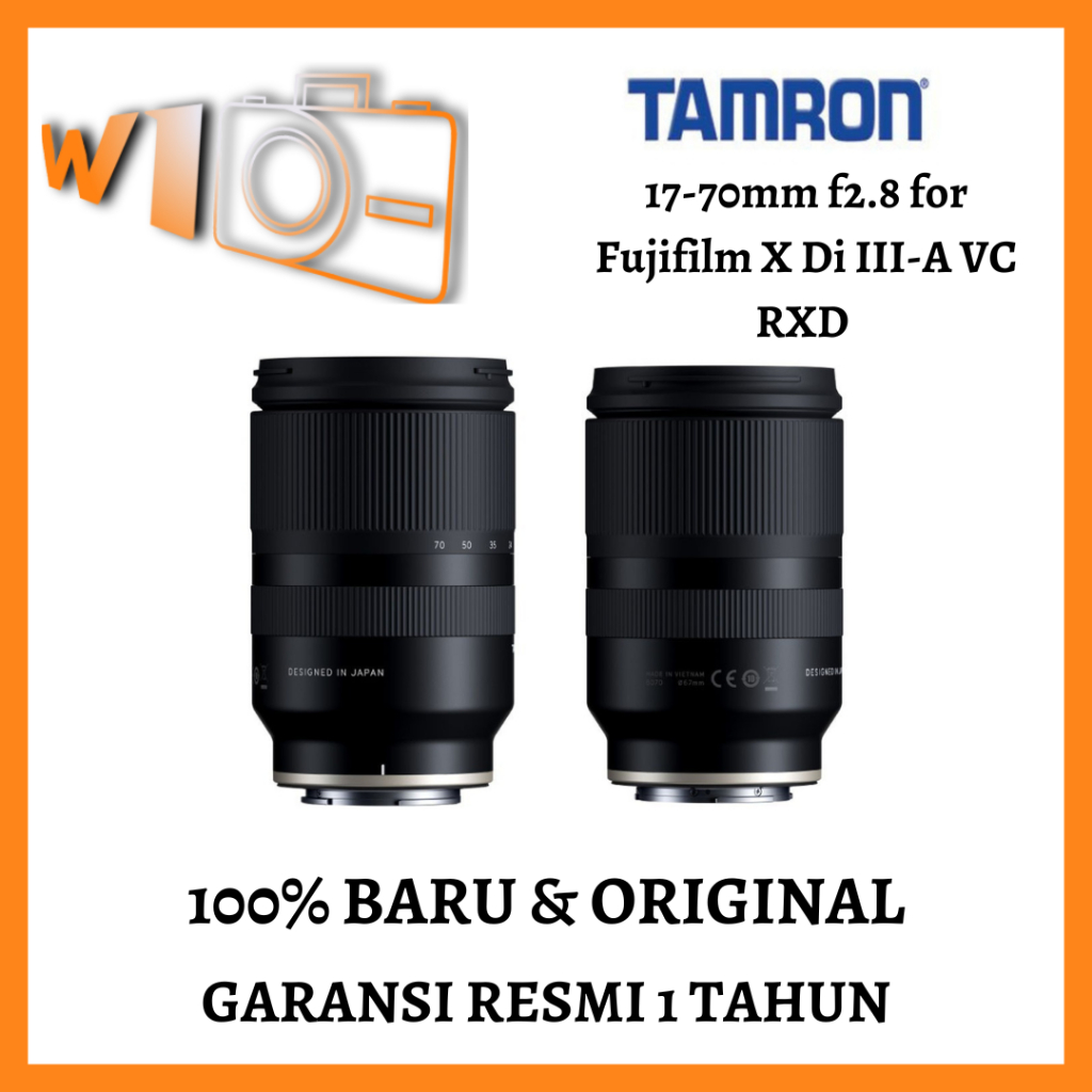 Jual Tamron 17-70mm f2.8 for Fujifilm X Di III-A VC RXD Fuji 17-70 mm RESMI | Shopee Indonesia