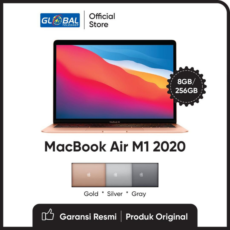 Jual Macbook Air M1 2020 256GB Garansi Resmi | Shopee Indonesia