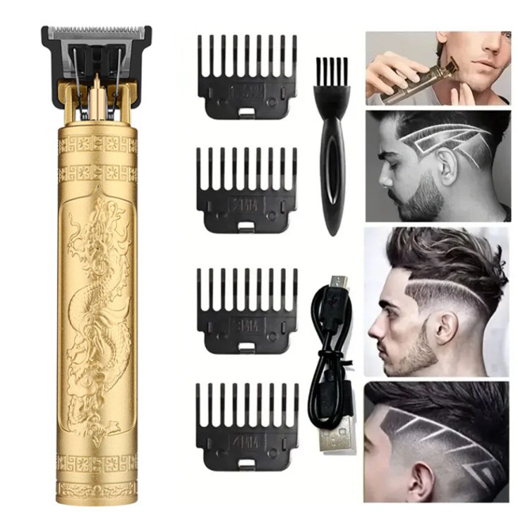 Jual Alat Cukur Jenggot/Mesin Cukur Rambut Listrik/USB Rechargeable Razor/naga T9 Vintage Alat ...