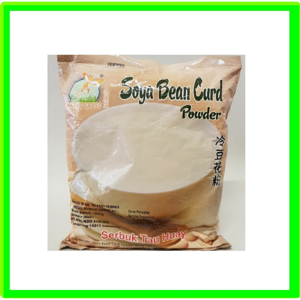 Jual Happy Grass Soya Bean Curd Powder / Serbuk Kembang Tahu Huay 800gr ...