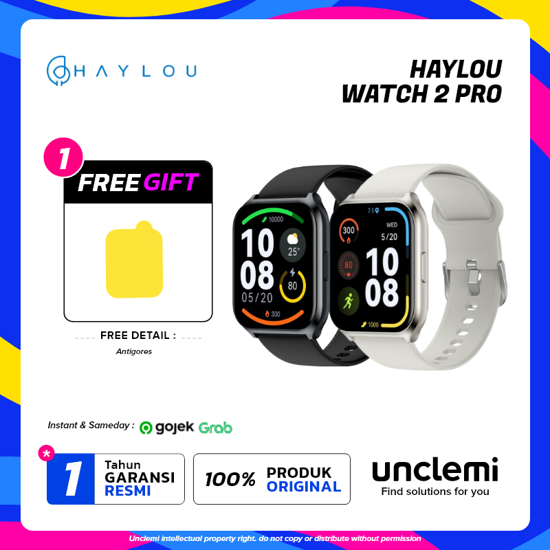 Jual Haylou Watch 2 Pro Smartwatch IP68 SpO2 1.85" Display LS02 PRO ...