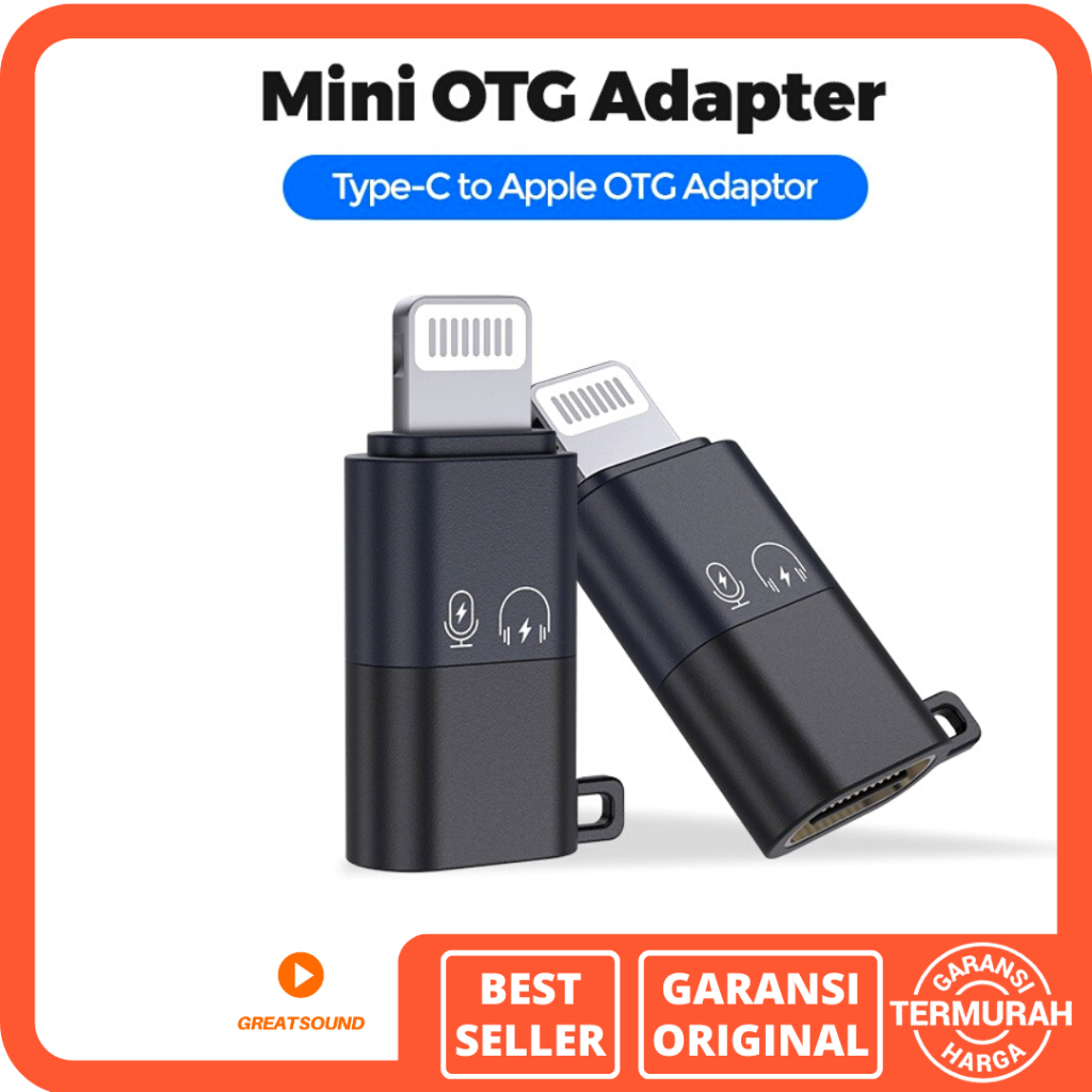 Jual T21 Adaptor Type C to Lightning Adaptor Type C ke Micro IOS USB ...