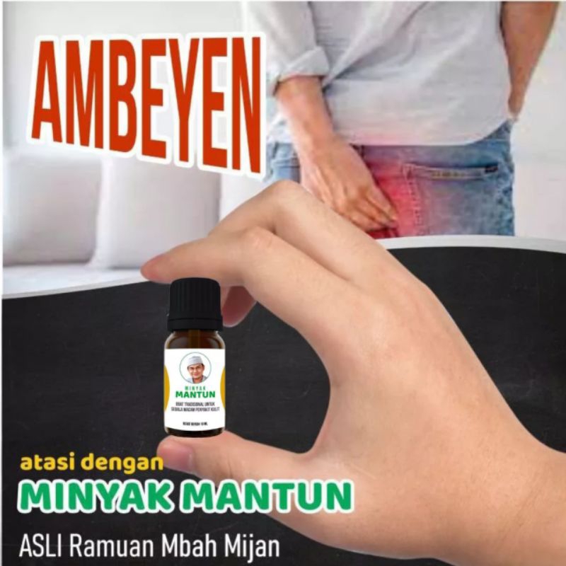 Jual Minyak Mantun Mbah Mijan untuk Ambeyen / ambeien / wasir (Ori 100% ...