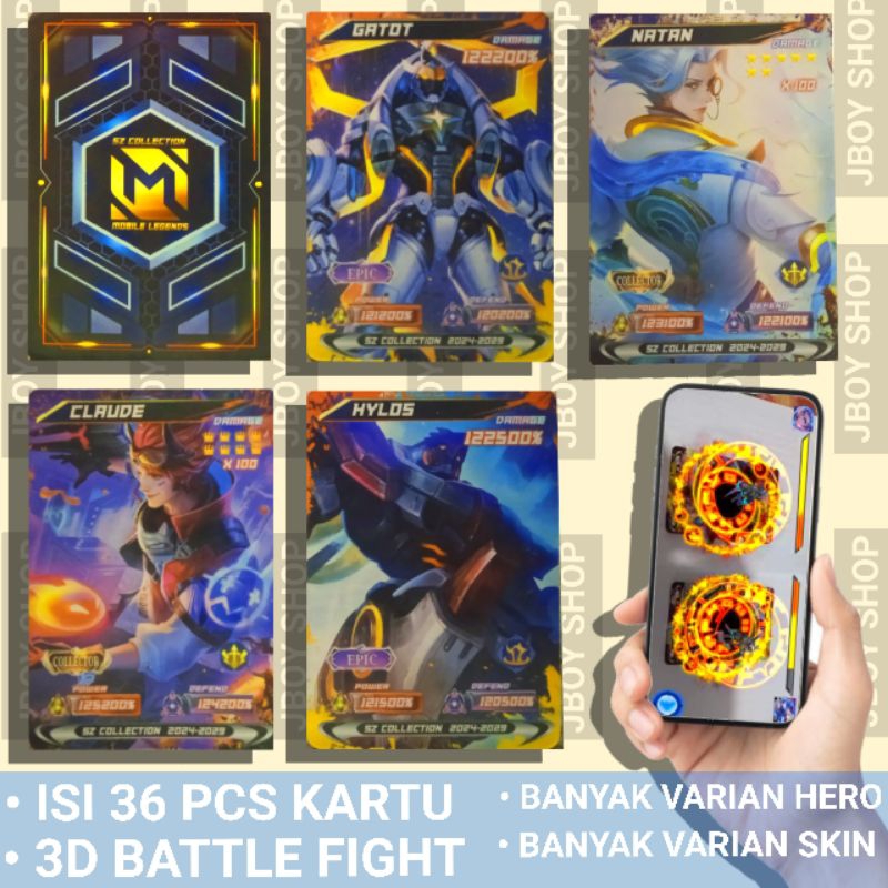 Jual [ BARU ! ] KARTU SCAN DI HP MOBILE LEGEND / KARTU MOBILE LEGEND ...
