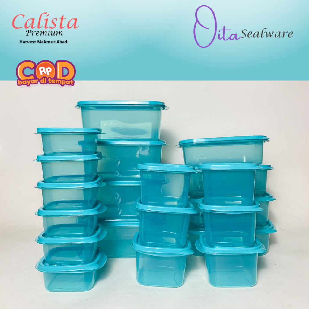 Jual Calista Oita Set 20 Pcs - Wadah Makanan Serbaguna | Shopee Indonesia