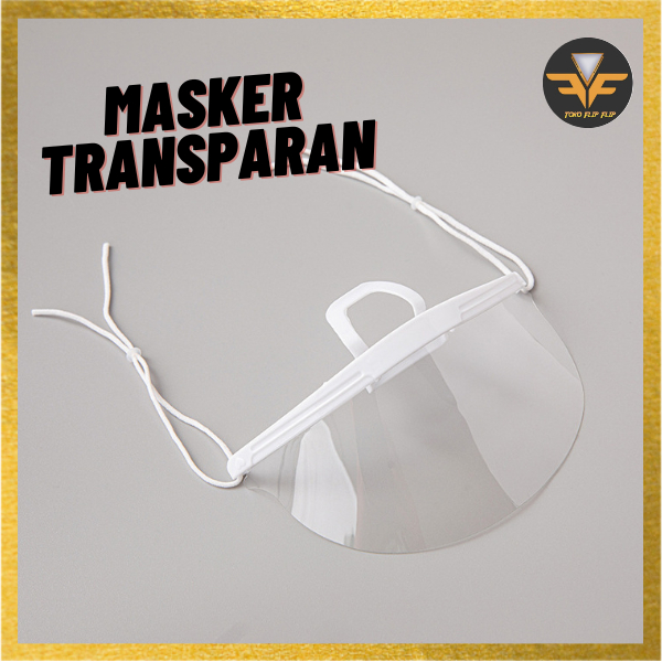 Jual 10 pcs Masker Transparan Masak Plastik Penutup Mulut Restoran ...