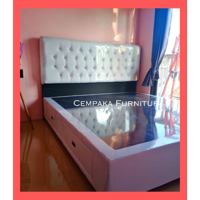Jual Divan Dipan 180x200 Custom Box Tebal 30cm | Shopee Indonesia