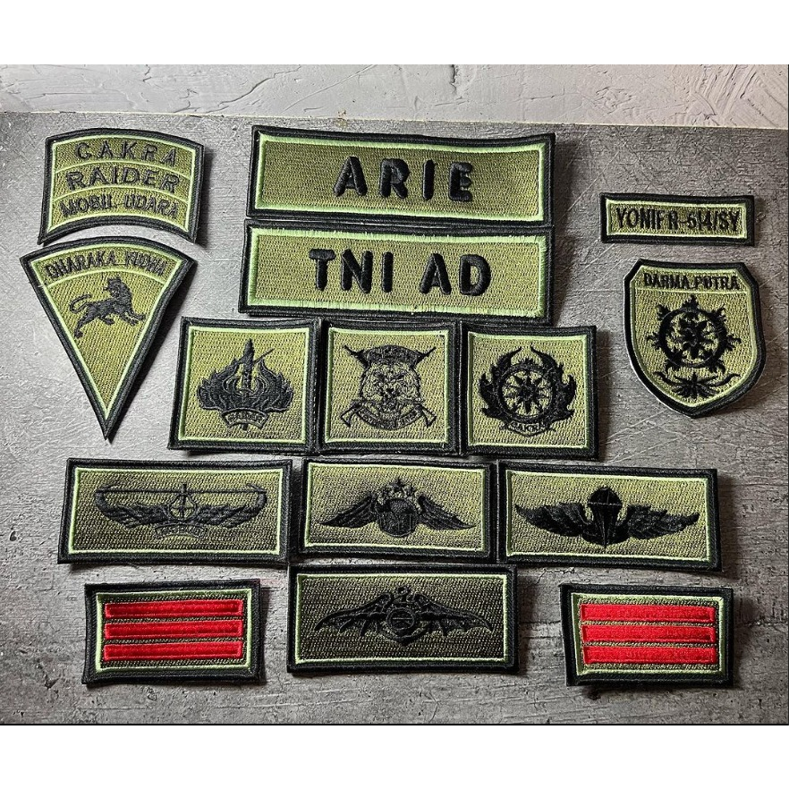 Jual BORDIR ATRIBUT/PAPAN NAMA TNI-AD KASAD TERBARU/MATRA DARAT(PO 3HARI) | Shopee Indonesia