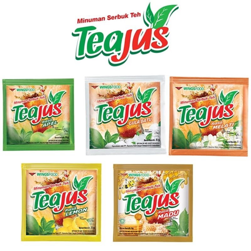 Jual Tea Jus Gula Batu 1 renceng 10 Sachet / Minuman sachet / Teh Gula ...