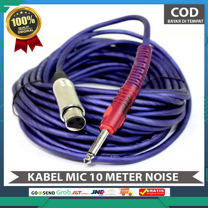 Jual Kabel Mic panjang 10 meter Original 10m full Di Jamin Awet HARGA ...