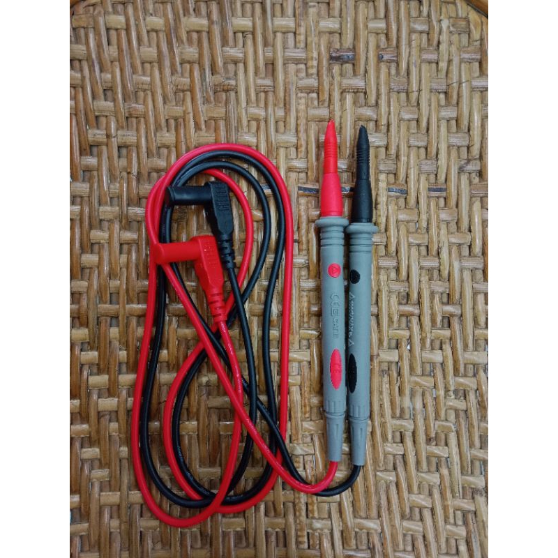 Jual KABEL MULTIMETER 1000V 10A/ KABEL TESTER / PROBE JARUM MULTI ...