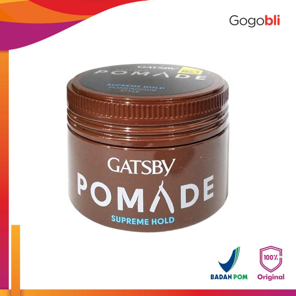 Jual Gatsby Styling Pomade Supreme Hold (Water Based) 75gr | Shopee ...