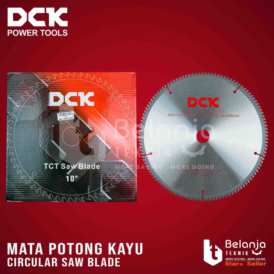 Jual DCK Saw Blade Alumunium Mata pisau potong aluminium 10" 255mm x ...