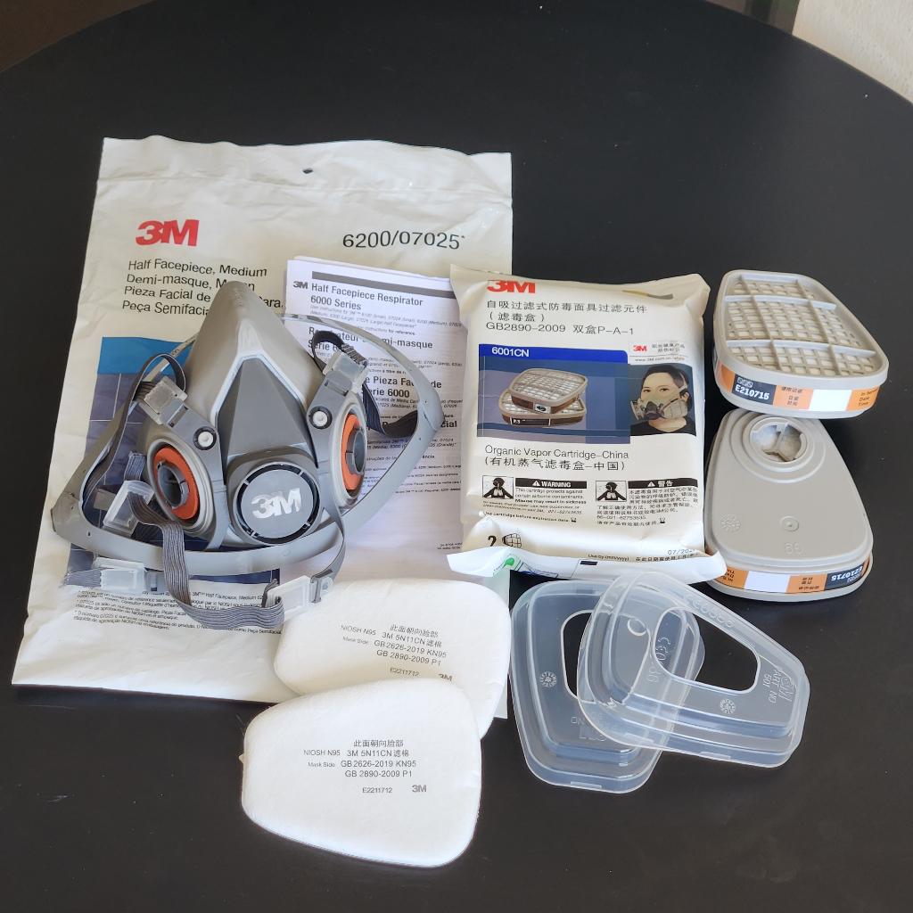 Jual Masker 3M 6200 Half Facepiece Respirator Half Gas Mask | Shopee ...