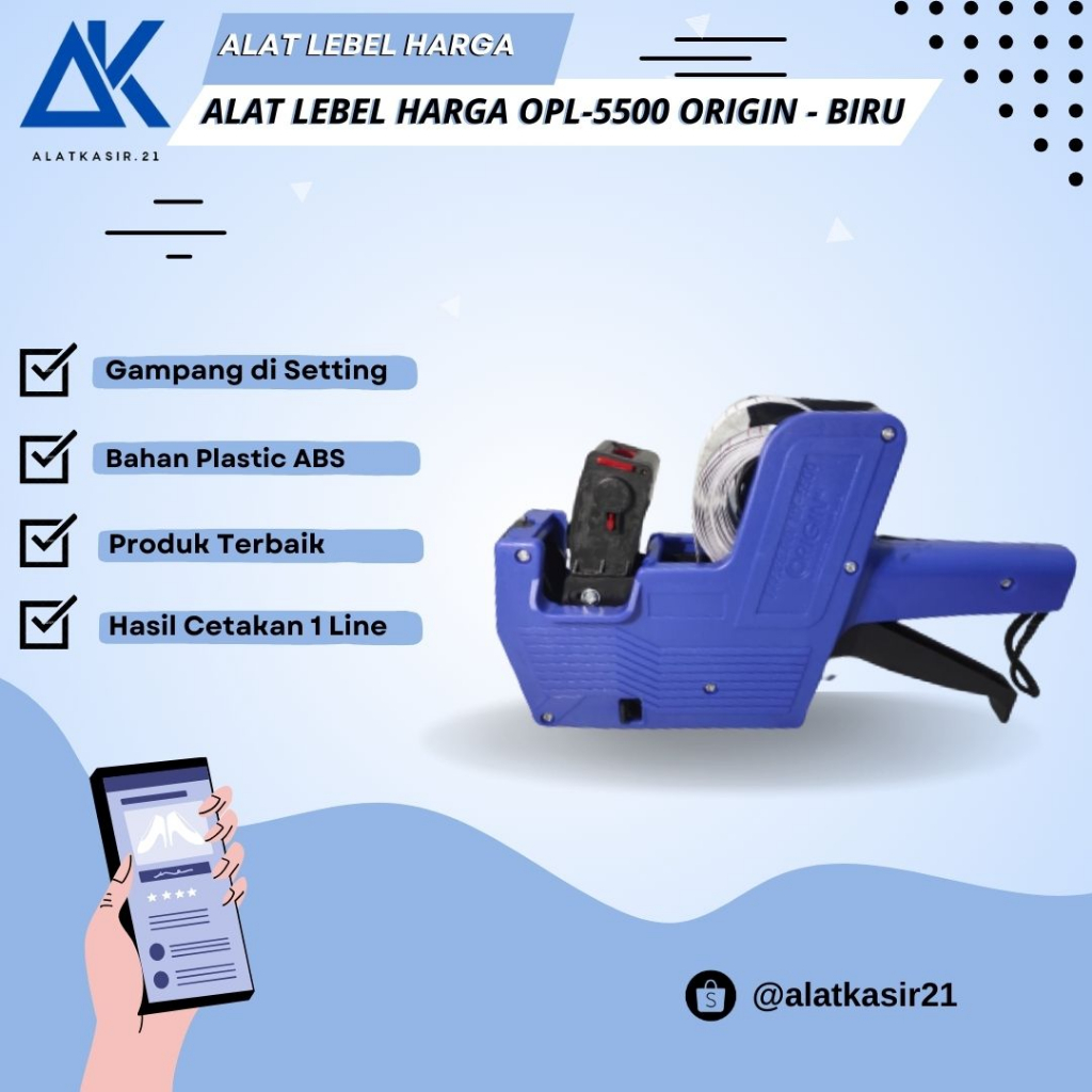 Jual ALAT LABEL HARGA OPL-5500 ORIGIN - BIRU/KUNING/MERAH | Shopee ...