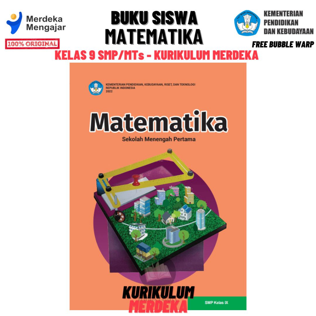 Jual Buku Paket Siswa MATEMATIKA Kelas 9 SMP/MTs - Kurikulum Merdeka | Shopee Indonesia