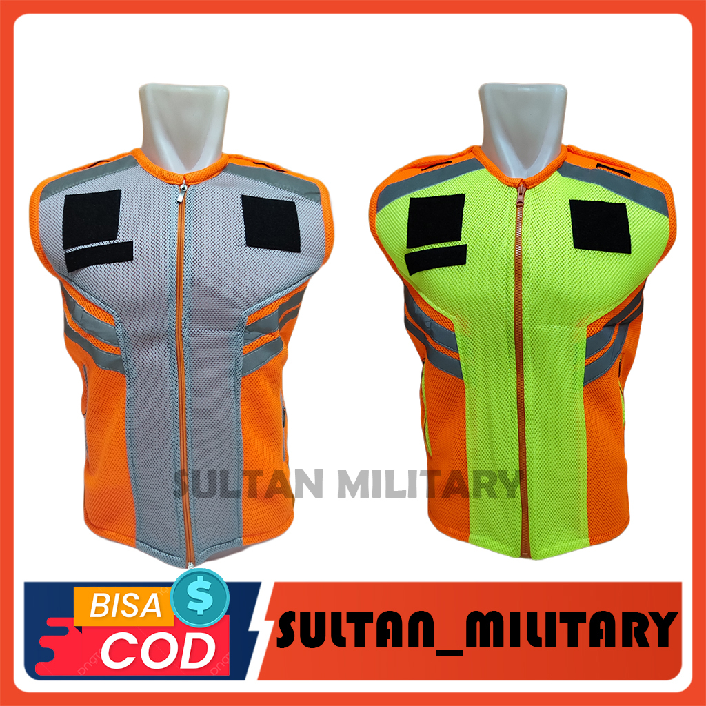 Jual Rompi Safety Bahan Double Mesh Tebal Terbaru | Rompi Proyek ...
