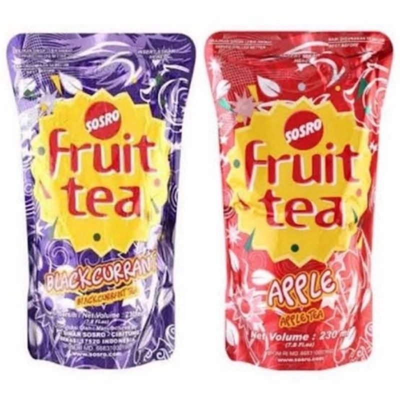 Jual FRUIT TEA POUCH 200ML (ECER) | Shopee Indonesia