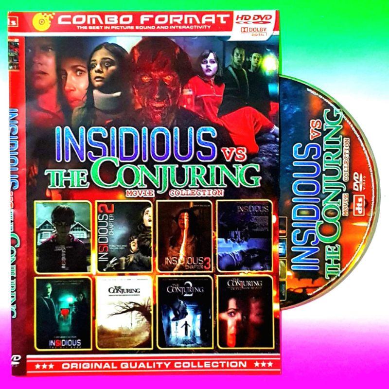Jual Kaset Video Film Koleksi Insidious Vs The Conjuring Film Horror ...