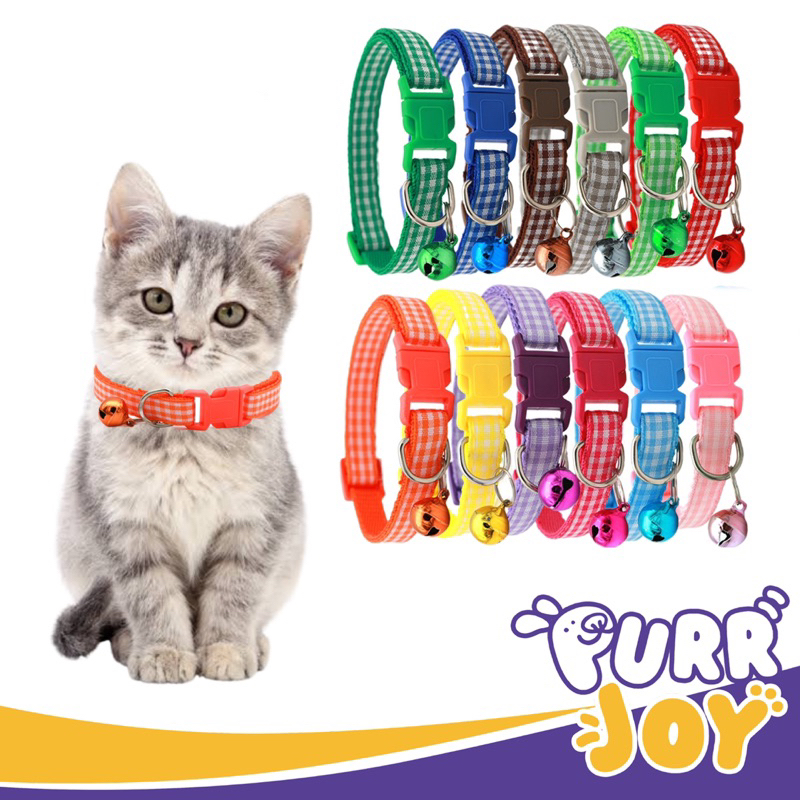Jual PURRJOY Kalung Lonceng Kucing Anjing Motif Garis Pet Collar Dog ... Jual PURRJOY Kalung Lonceng Kucing Anjing Motif Garis Pet Collar Dog ...