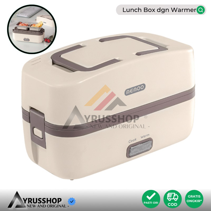 Jual Lunch Box Kotak Makan Warmer Pemanas Memoo/Memasak Nasi/Mengukus ...