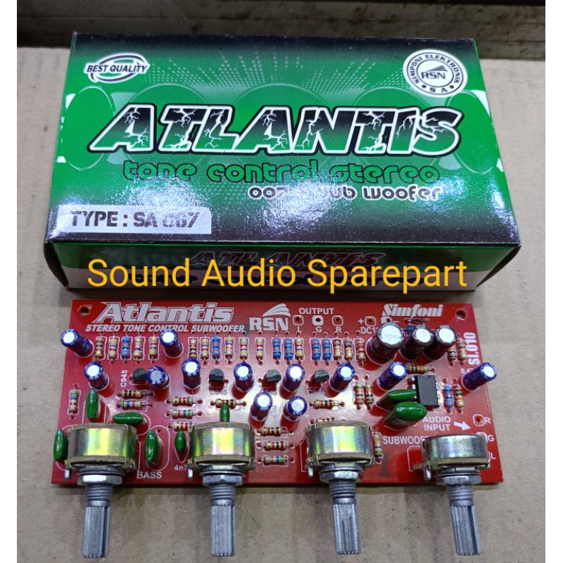 Jual Kit Tone Control Stereo plus Subwoofer ( ATLANTIS ) | Shopee Indonesia