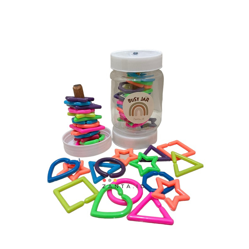 Jual Mainan Edukasi Busy jar | Montessori | Motorik Sensori | Sensorik ...