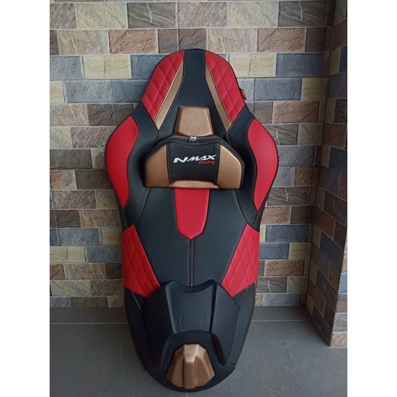Jual Jok N Max Costum Touring Model Cobra Full MB Tech Hitam Merah Gold ...