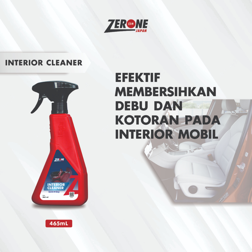 Jual Zerone Japan Pembersih Interior Dalam Mobil Jok Bludru Kulit ...