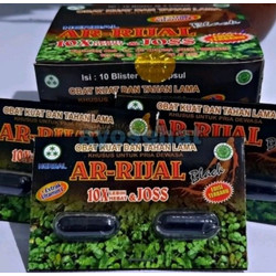 Jual KAPSUL AR RIJAL BLACK KEMASAN BLISTER NEW | Shopee Indonesia