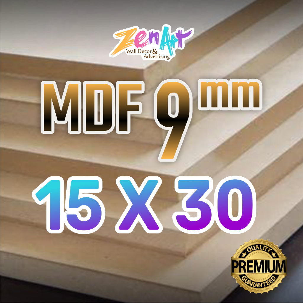 Jual Papan MDF MURAH Ukuran 15x30 Tebal 9mm | Shopee Indonesia