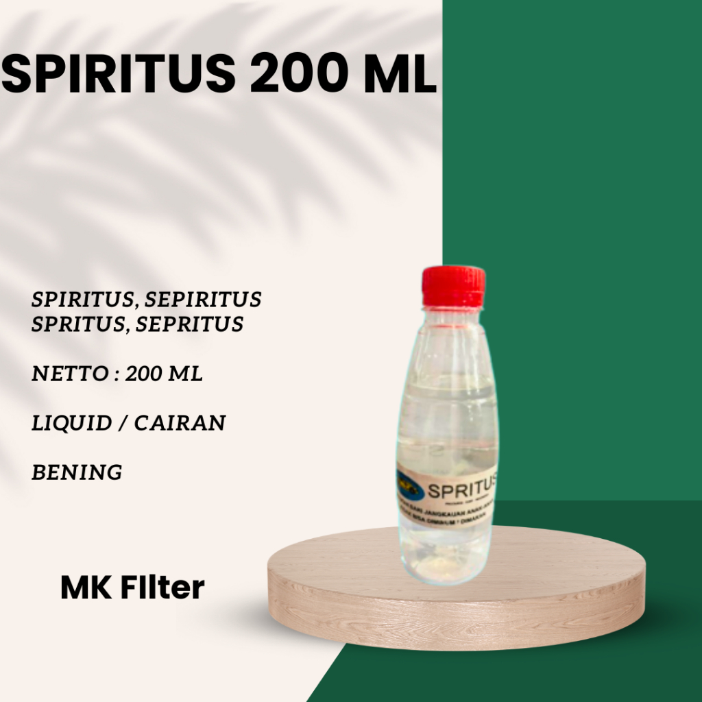 Jual Spritus / Spiritus Kemasan Botol 200 ml | Shopee Indonesia