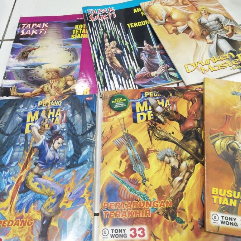 Jual Buku Obral Super Murah - Komik Tony Wong Lebar Random | Shopee Indonesia