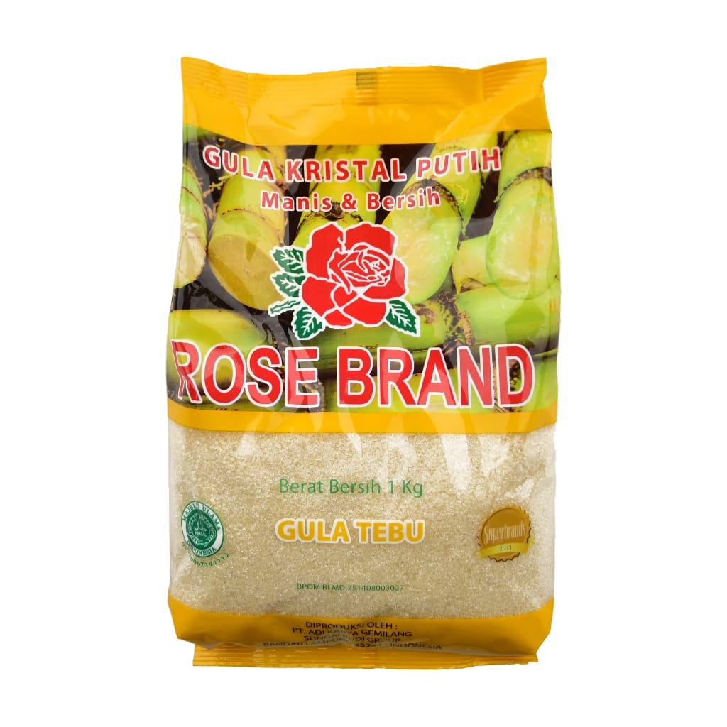 Jual GULA ROSE BRAND KUNING - PREMIUM - KEMASAN 1KG - GULA PUITIH ...