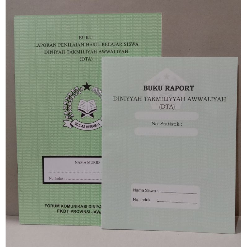 Jual Buku Rapot DTA A5 dan B5 | Shopee Indonesia