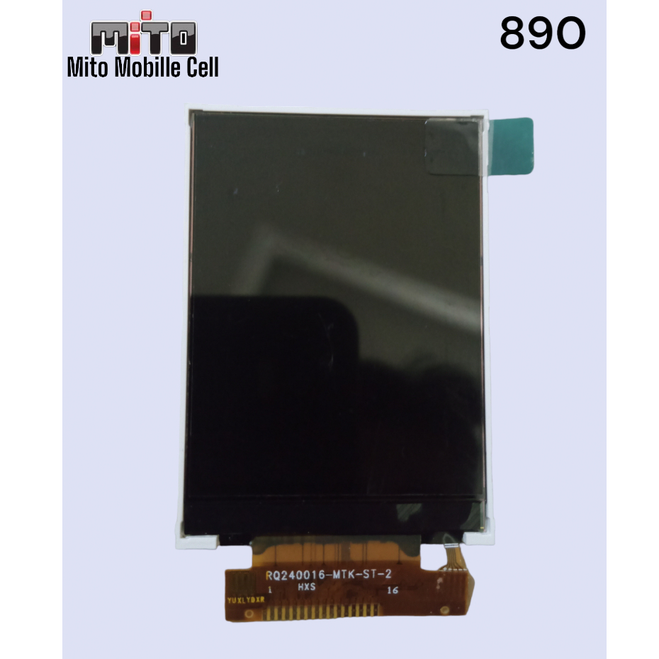 Jual Lcd Mito 890 Pin 16, 2.4inch ( RQ-240016-MTK-ST-2 ) | Shopee Indonesia