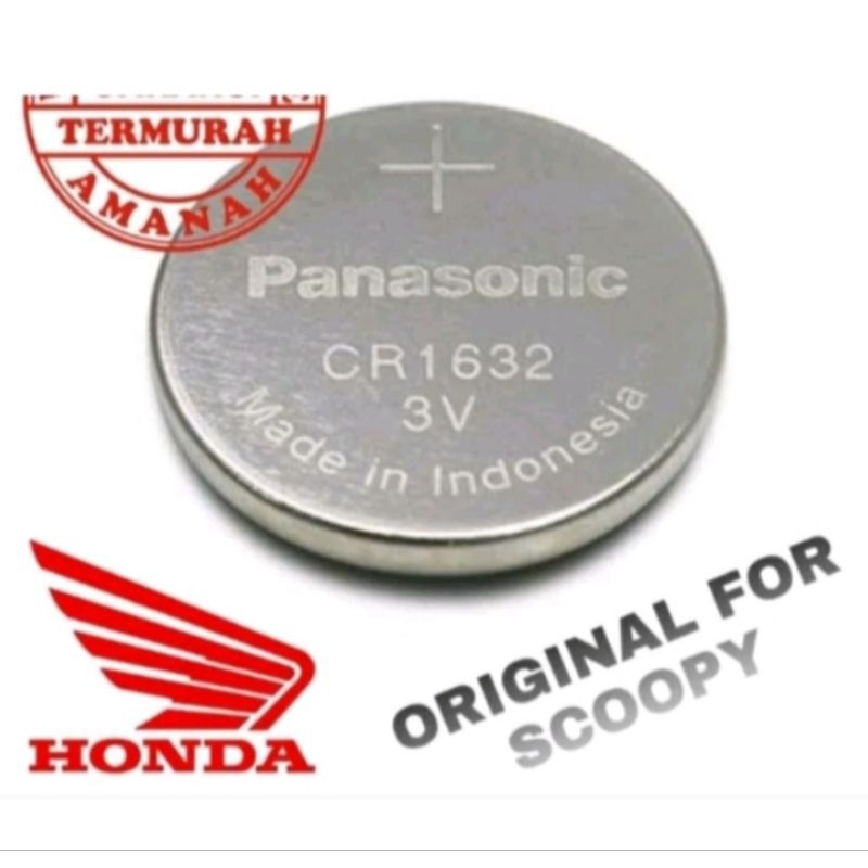 Jual Baterai CR1632 3 V Untuk Remote Motor Honda Scoopy Original Bawan ...