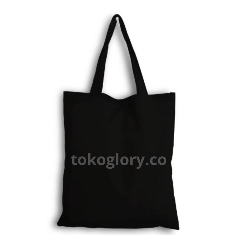 Jual TOTEBAG HITAM/TOTEBAG POLOS/STRING BAG HITAM/TAS POLOS | Shopee Indonesia